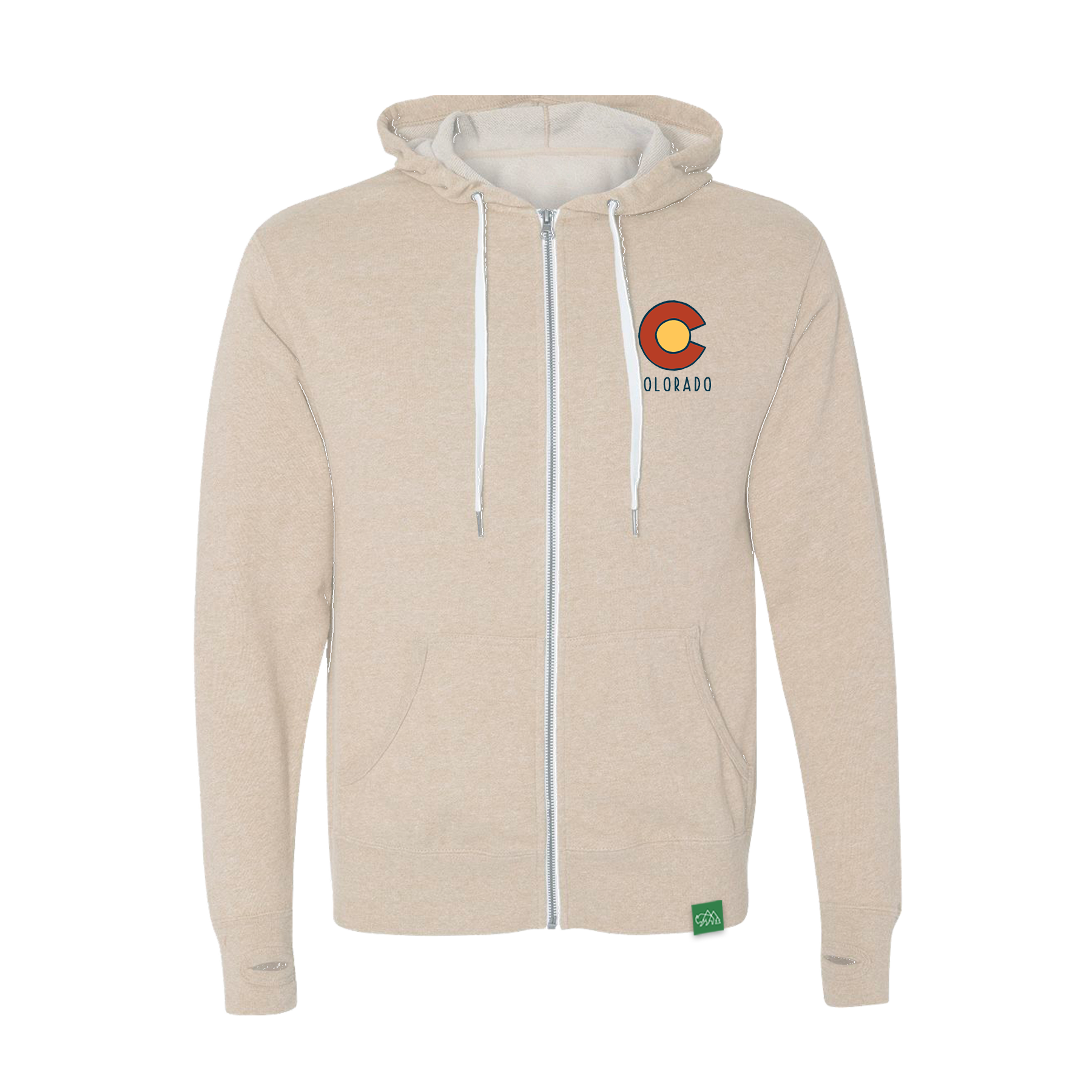 Colorado Topo Lightweight Zipper Hoodie | Wild Tribute