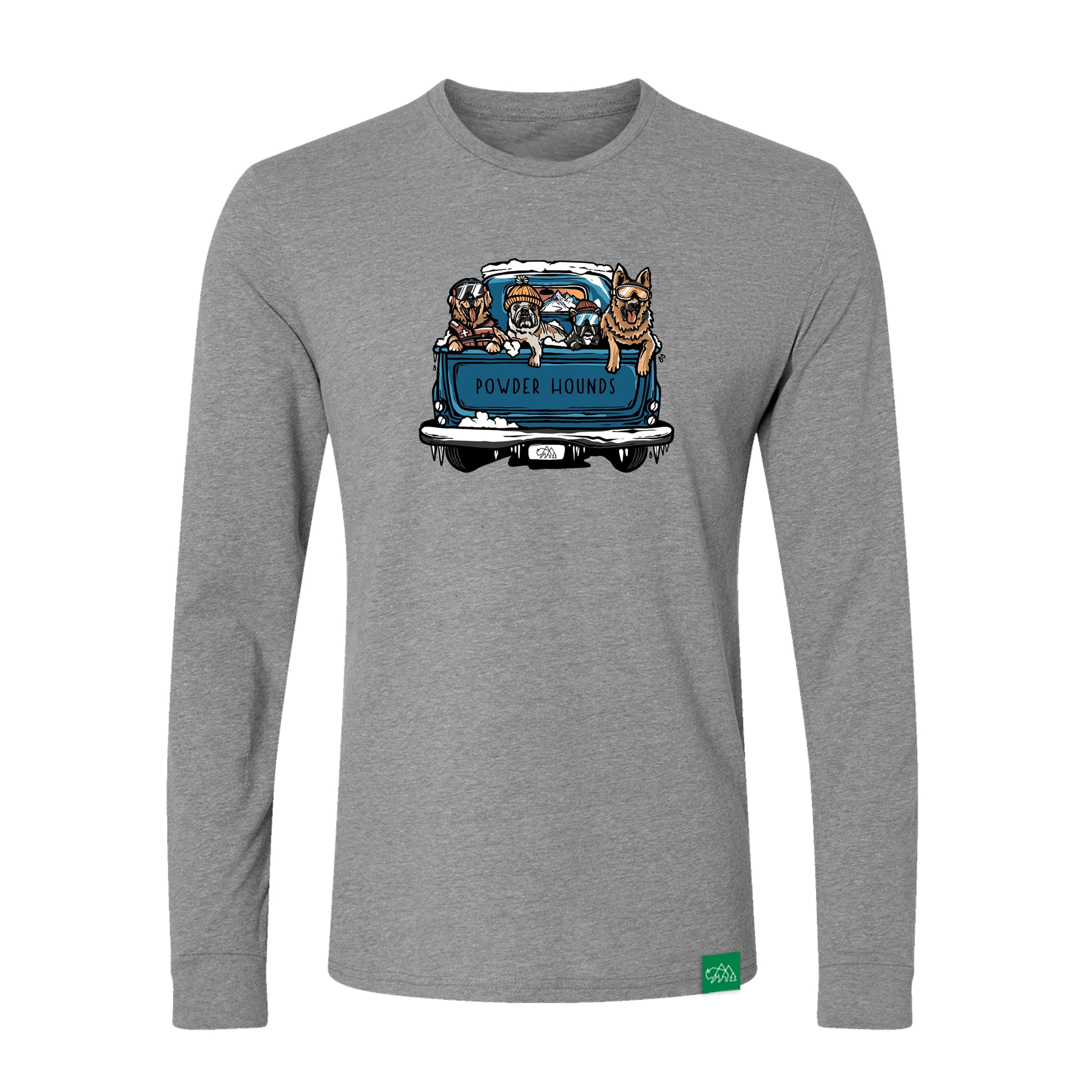 Powder Hounds Long Sleeve T-Shirt | Wild Tribute