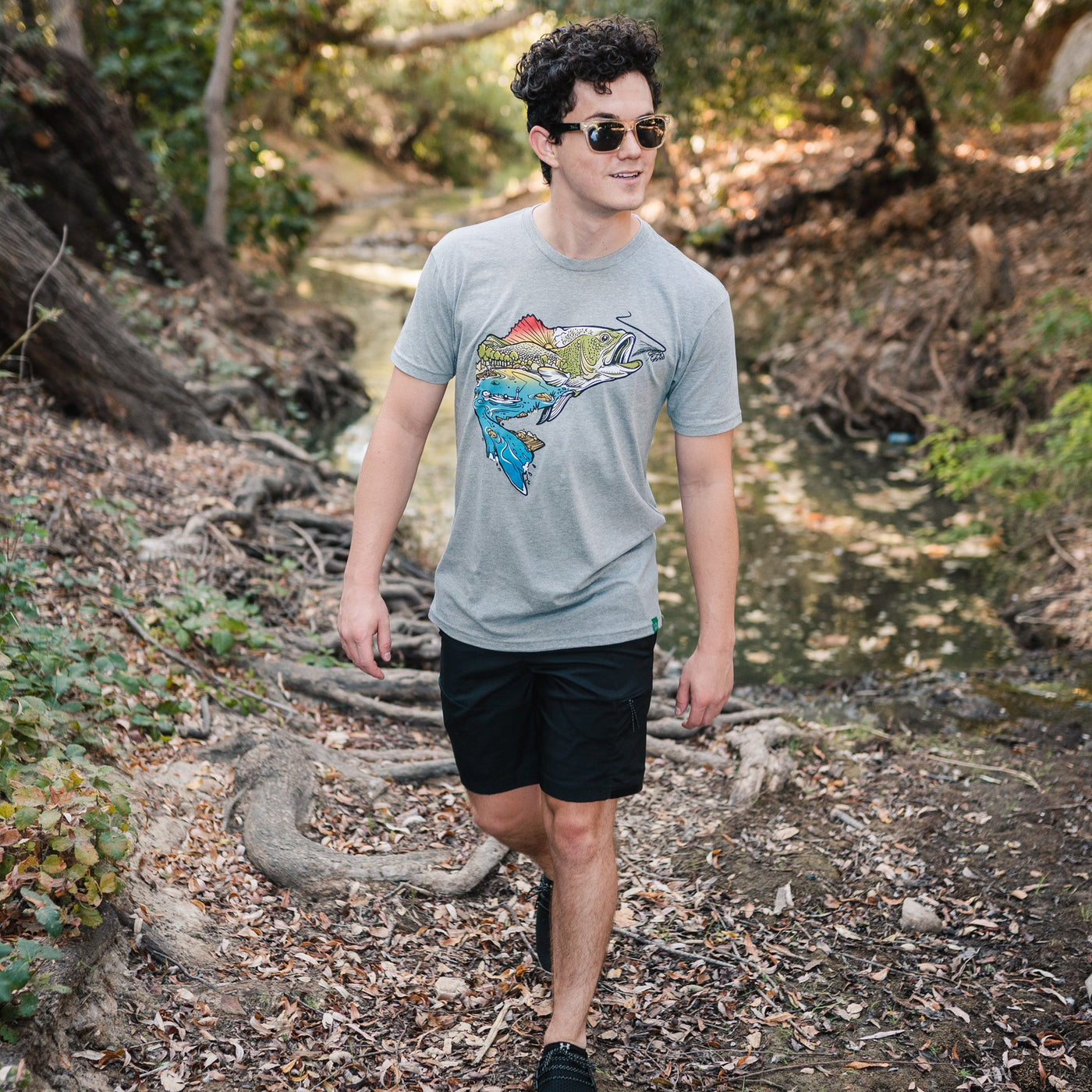 Gone Fishing T-Shirt | Fishing Enthusiast Gift | Wild Tribute